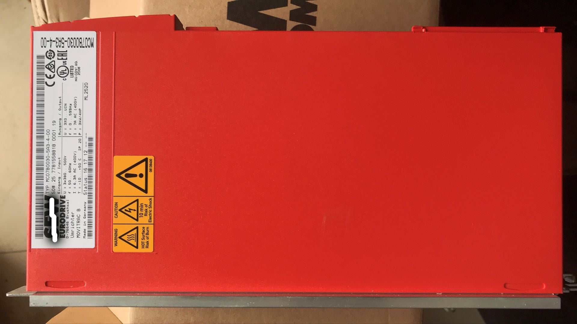 USED MC07B0005-5A3-4-00 NO 8285179 #OYF006 – PLC inverter motor ...